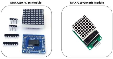 esp32 esp idf with max7219 dot matrix display module
