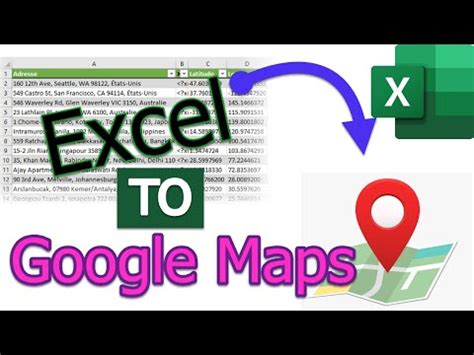 Convert Address To GPS Coordinates With Excel