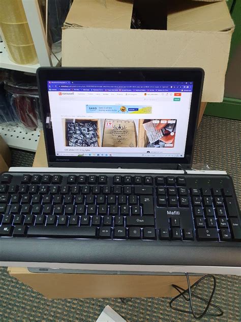 Mafiti Whit Color Led Backlit Multimedia Office Wired Usb Keyboard Computers And Tech Parts