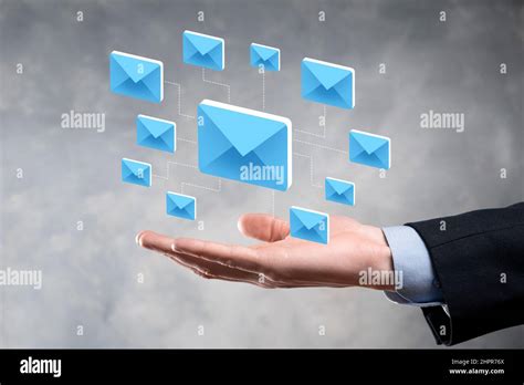 Email Marketing And Newsletter Concept Contact Us By Newsletter Email And Protect Your Personal