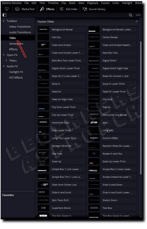 DaVinci Resolve Text Effects Instantly Cinematic