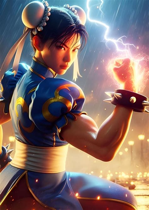 The Punisher Beautiful Chun Li 💙😍 Chunli Cammy Streetfighter