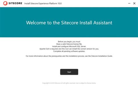 Installing Sitecore 10 Using Siasitecore Install Assistant Madhu