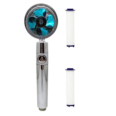 Pressure Fan Shower Heads Turbo Propeller Driven Shower Head Easy