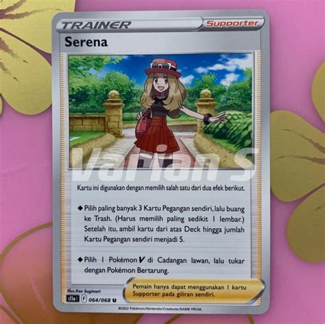 Jual Pokemon TCG Indonesia Serena S11a 064 Kab Bekasi Varian S