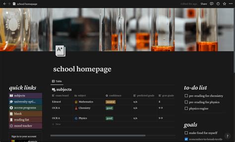 My School Notion Setup More Info In Comments Reference Numbers In