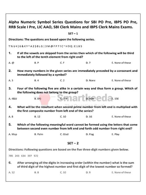 Alphanumericseriesset1 Pdf