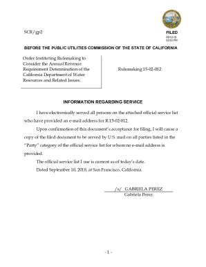 Fillable Online Docs Cpuc Ca SCR Gp2 Fax Email Print PdfFiller