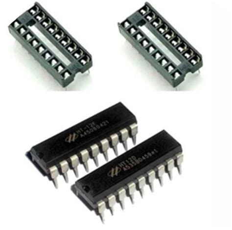 ht12d ht12e encoder decoder ic for rf module with 18 pin ic base pair
