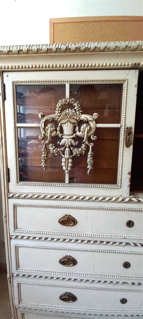Zabytkowa komoda biblioteczka bieliźniarka Francja Bydgoszcz OLX pl