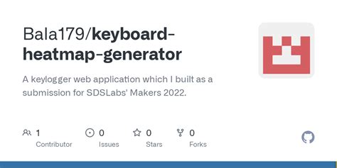 GitHub Bala179 Keyboard Heatmap Generator A Keylogger Web Application Which I Built As A