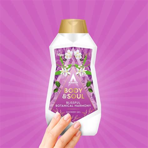 Astonish Sprchový Gel Body And Soul Botanical Harmony 500 Ml