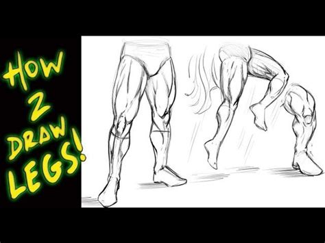 Free Video How To Draw Legs Tutorial Comic Book Style From Robert