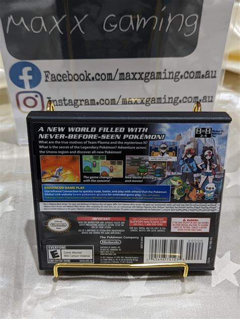 Pokemon Black Nintendo Ds Complete Cib Usa Retro Video Games Store