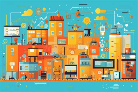 Dynamic World Of The Internet Of Things Iot Showcasing A Diverse Range Of Interconnected