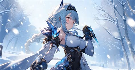 Genshinimpact エウルア・ローレンス Eula Lawrence Noscroのイラスト Pixiv