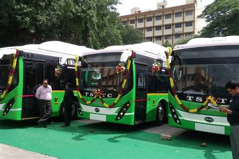 India Five Electric Buses Byd Olectra For Tsrtc First Step In A 40
