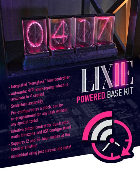 powered base kit for lixie ii from lixie labs on tindie