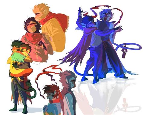 Pin On Sun Wukong And Six Eared Macaque