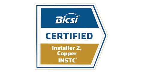 Instc® Was Issued By Bicsi Ict Certification Institute To Brett M