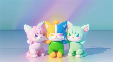 Premium Ai Image Cute Toy Bunny On Pink Background 3 D Render