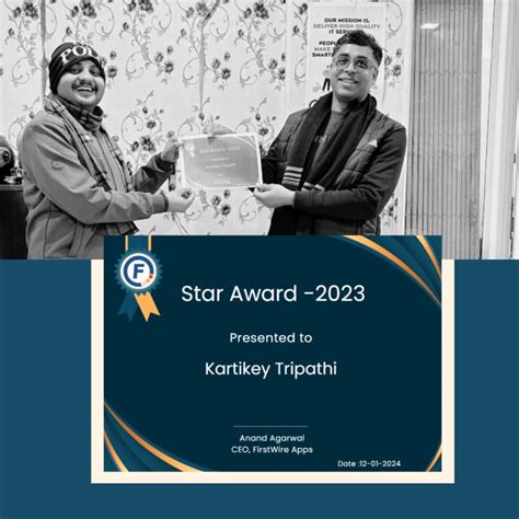 Kartikey Tripathi On Linkedin Appreciation Firstwireapps Employeeappreciation Annualawards