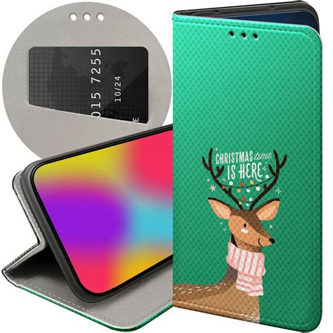 Etui Z Klapką Do Motorola Edge 30 Neo Wzory Świąteczne Christmass
