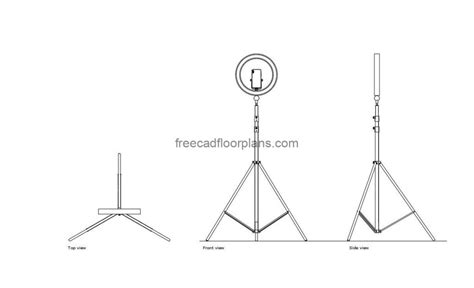 Ring Light Free Cad Drawings