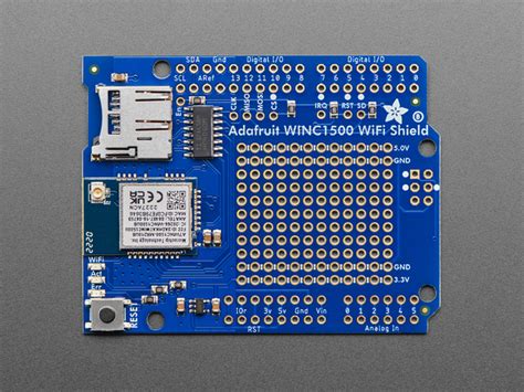 Adafruit Winc1500 Wifi Shield With Ufl Connector Id 3654 Adafruit
