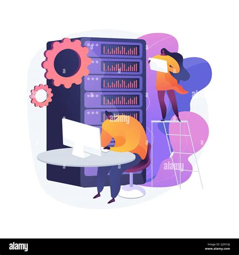 Big Data Storage Abstract Concept Vector Illustration Big Data