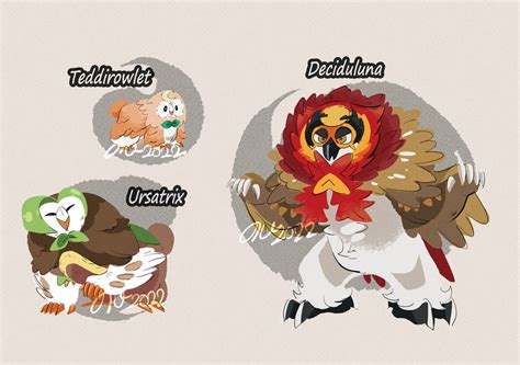 The Owlbear Pokemon By 3nvee On Deviantart