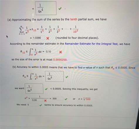 solved example 5 a approximate the sum of the series 2