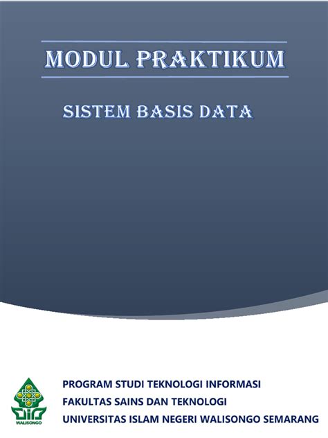 Modul Sistem Basis Data Pdf