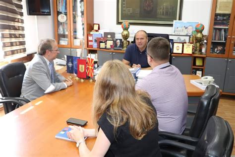 Средба на Градоначалникот Максим Димитриевски со Jeffrey Goldstein