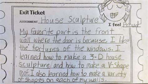 Zilker Elementary Art Class Writing In Art Class