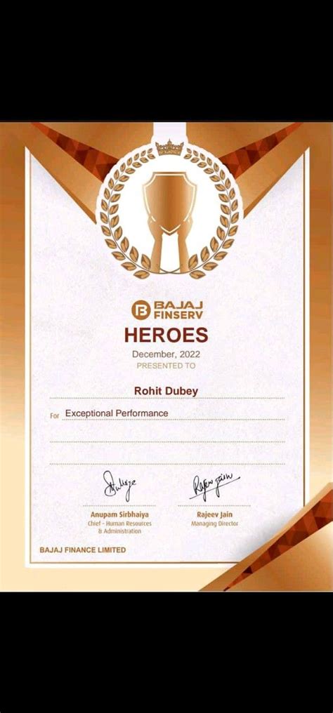 Rohit Dubey On Linkedin Thankyou Bajajfinserv