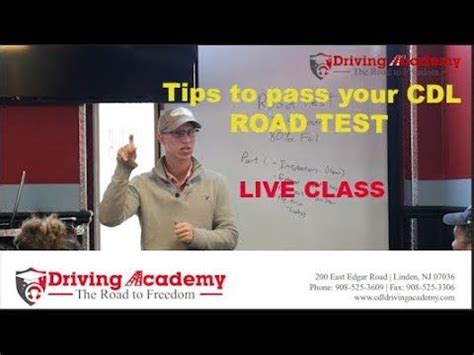 How To Pass The CDL Road Test Driving Academy Driving Academy Road Test Driving