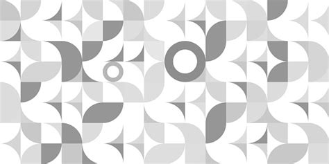 추상적인 회색 흰색 라운드 기하학적 잎 배경 복고풍 스타일 패턴 전통적인 개념 0명에 대한 스톡 벡터 아트 및 기타 이미지 0명 개념 건설 프레임 Istock