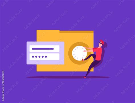 Concept Of Hacker Attack Fraud Investigation Internet Phishing Attack Evil Win Personal