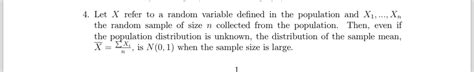 Solved Let X ﻿refer To A Random Variable Defined In The