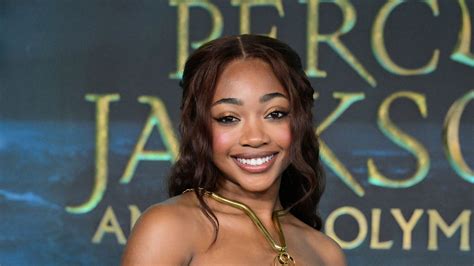 At The Percy Jackson And The Olympians 2 Premiere Leah Sava Jeffries