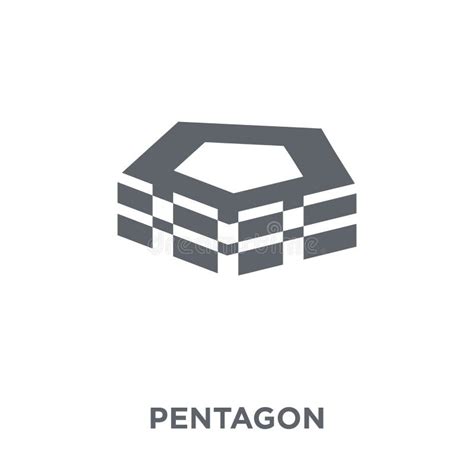 Pentagon Icon From Geometry Collection Stock Vector Illustration Of