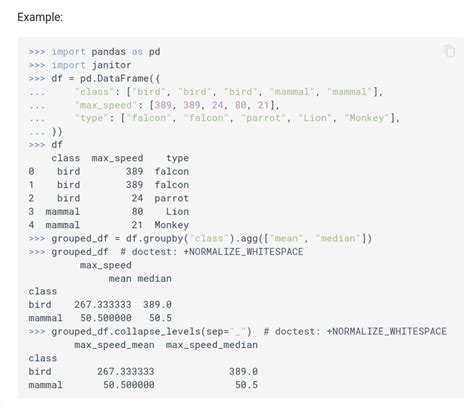 Comments In The Examples Issue Pyjanitor Devs Pyjanitor Github