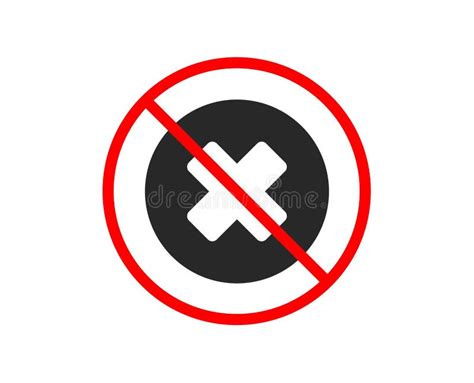 Delete Icon Remove Sign Vector Stock Vector Illustration Of Circles