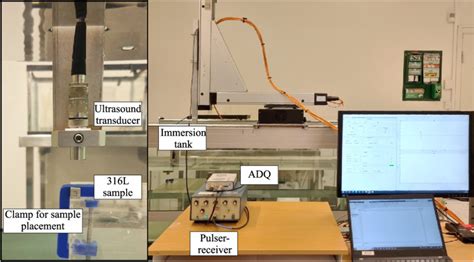 Photograph Of The Experimental Setup Right For Ultrasound