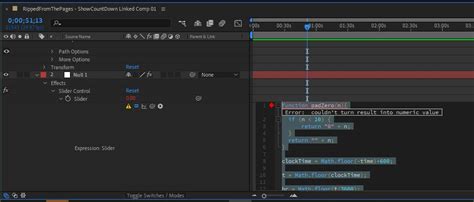 Expression Debugging Cant Turn Result Into Nume Adobe Product