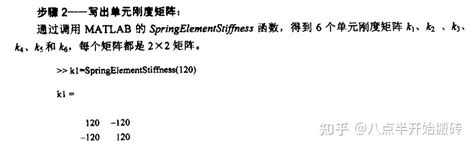Excel有限元入门算例—6单元弹簧结构 知乎