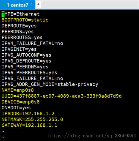 virtualbox配置centos7静态ip（详解） virtualbox虚拟机下centos7设置固定ip详解 csdn博客
