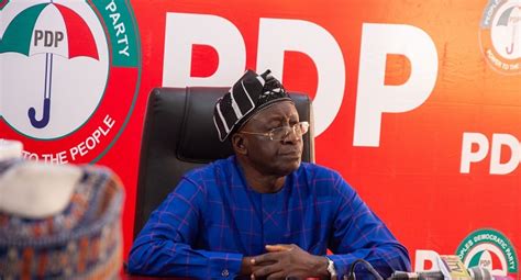 PDP Crisis Bode George Faults Ayus Judging Of His Own Case