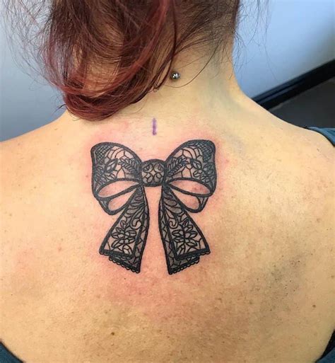 Black Bow Tattoo